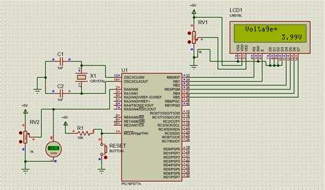 Voltmeter Circuit Using Pic Microcontroller At Echo Stone Blog