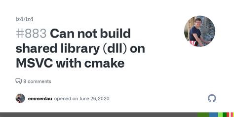 Can Not Build Shared Library Dll On Msvc With Cmake · Issue 883