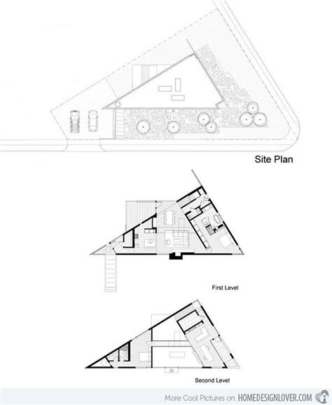 Komai Residence A Creative Triangular House In Virginia Great Pin