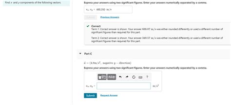 Solved Find X And Y Components Of The Following Vectors