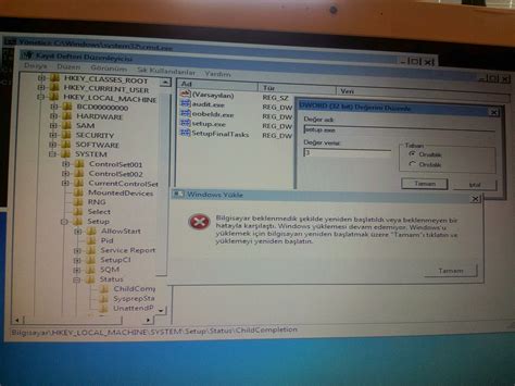 bilgisayar hata çözümleri windows 7 kurulum hatası the computer