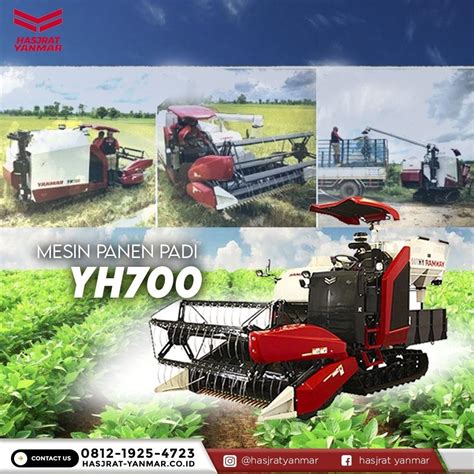 Yanmar Yh Mesin Panen Padi Efisien Dan Modern
