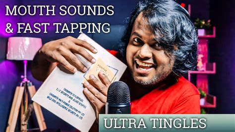 ASMR Mouth Sounds Fast And Aggressive Tapping - YouTube