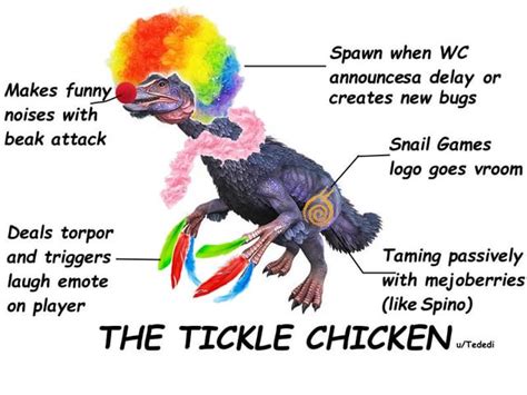 Any Talented Modder To Make The Infamous Tickle Chicken In Asa Rark