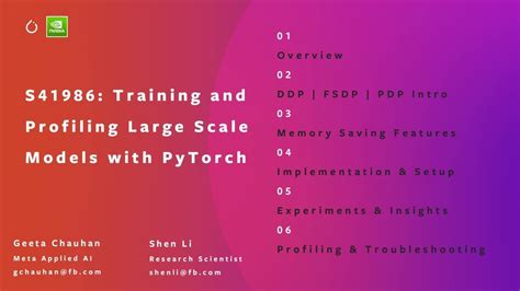 Training And Profiling Large Models With Pytorch Nvidia On Demand