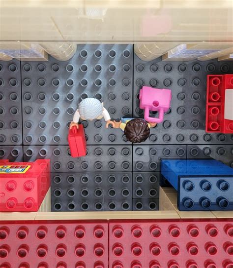 Train Station Bahnhof Built Of Lego Duplo Bricks