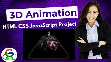 Html Css Javascript Project 3d Animation Effect Guri Web