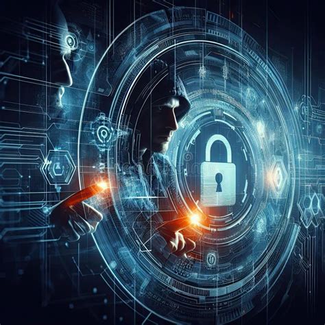 Hackers Probing Defenses In Cyber Security And Protection Of Network