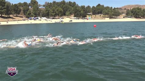 Mens 10k Open Water Nationals Full Race Video Usa Swimming Castaic