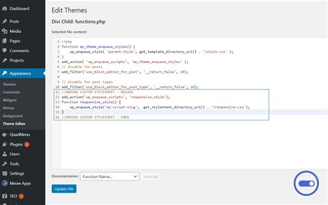 add css file to wordpress theme step by step guide swytchct