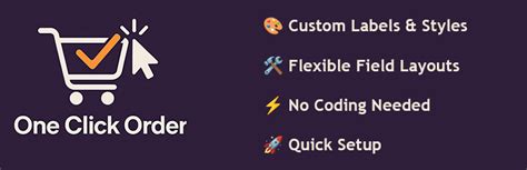 One Click Order Wordpress Plugin