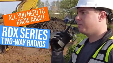 Motorola Solutions Rdx Series Two Way Radios Video Spec Sheet Rdu4100 Rdu4160d And Rdv5100