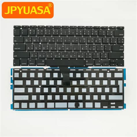 New Thai Keyboard With Backlight For Macbook Air 11 Laptop A1370 A1465