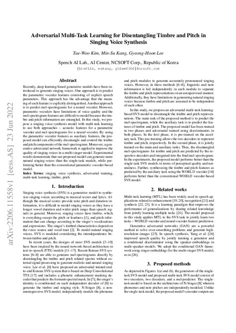 Adversarial Multi Task Learning For Disentangling Timbre And Pitch In Singing Voice Synthesis