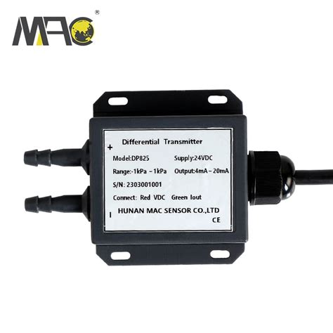 Macsensor Ip66 High Precision Mems Air Wind Differential Pressure Sensor Differential Pressure