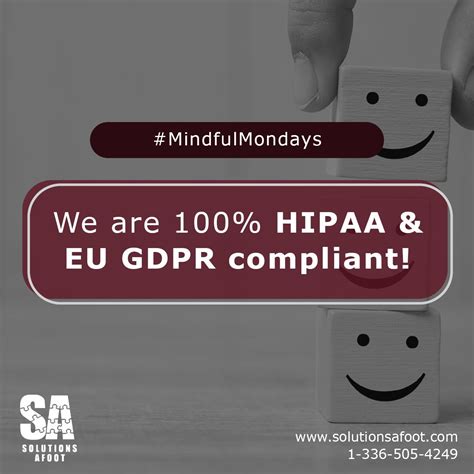 Solutions Afoot On Linkedin Mindfulmondays Solutionsafoot Management Support Hipaa Eugdpr…