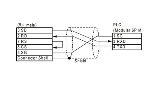Cáp Plc Programming D2 Dscbl Kết Nối Koyo Directlogic D0 05dd Với Hmi Hitech Pws6600s S Rs232c