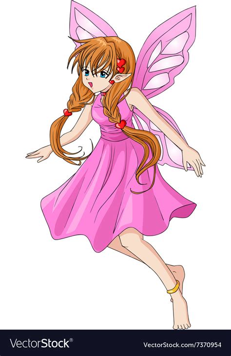 Pixie Pink Royalty Free Vector Image Vectorstock