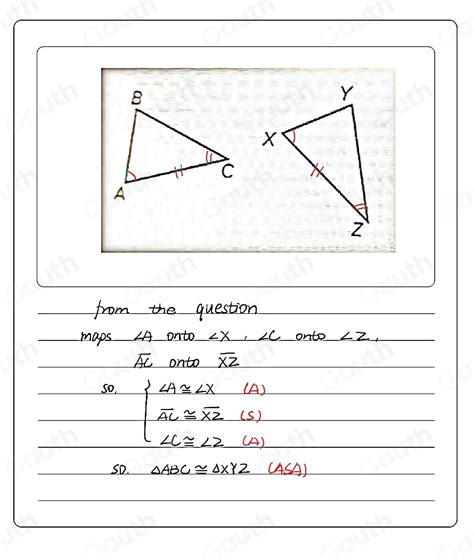 solved in the figure a sequence of rigid transformations maps ∠ a