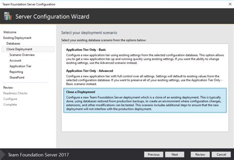 Move Or Clone Tfs From One Hardware To Another In Tfs 20172018 Developer Support