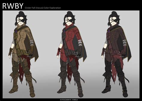 Cinder Fall Vacuo Design [outfit And Concept By Actualbampot] R Rwby