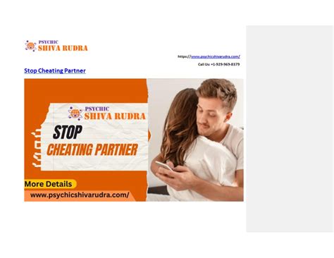 Ppt Stop Cheating Partner Psychicshivarudra Powerpoint Presentation