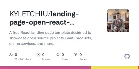 Github Kyletchiulanding Page Open React Template A Free React Landing Page Template Designed