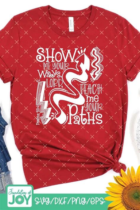 Teach Me Your Paths Svg Vbs Svg Vacation Bible School Svg Etsy