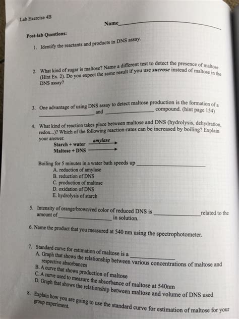 Solved Lab Exercise 4 Name Vill Campus Nd In At The
