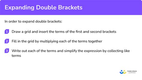 Expanding Brackets GCSE Maths Lesson Examples Worksheet FREE