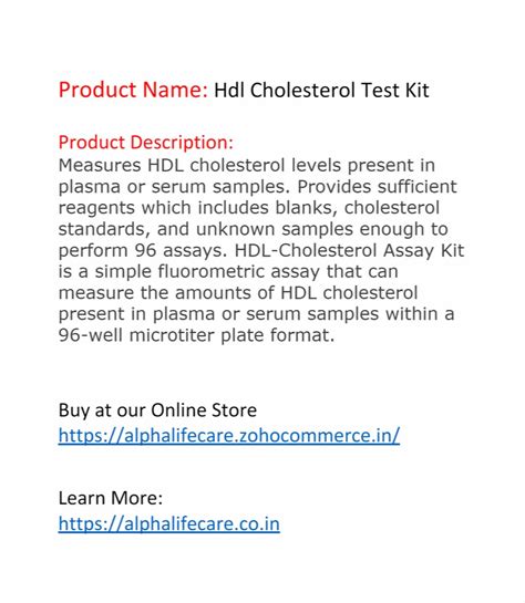 ERBA Hdl Cholesterol Test Kit At 1170 Piece In Chennai ID 2851819958091