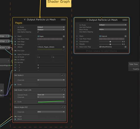 mesh particle how to set material unity engine unity discussions