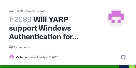 Will Yarp Support Windows Authentication For Domain Users Already