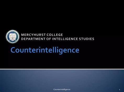 Counterintelligence Pptx