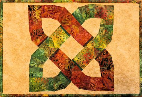 Double Loop Table Set Downloadable Pattern Quilting Books Patterns And Notions