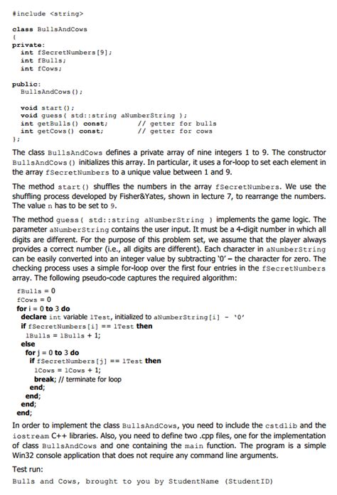 solved problem set 3 object oriented solution design bulls