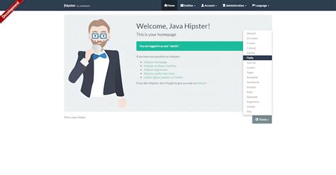 Using Bootswatch Themes