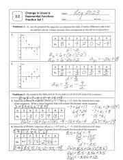 Understanding Linear and Exponential Functions: Practice Problems ...