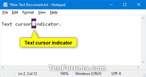 How To Enable Text Cursor Indicator In Windows You Vrogue Co