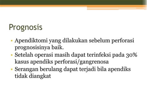 Apendisitis Akut And Kronik Pptx