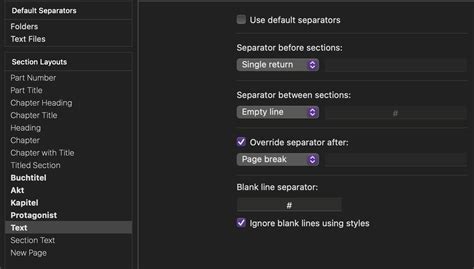 Override Separator After Not Working At All Scrivener For Macos Literature And Latte Forums