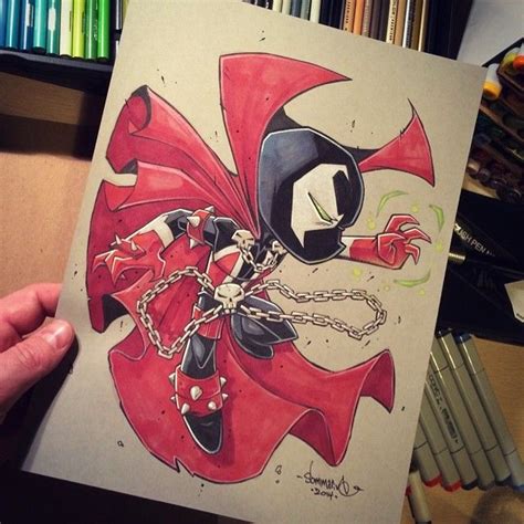 Chibi Spawn Superheroes Dibujos Chibi Dibujos Dibujos Marvel