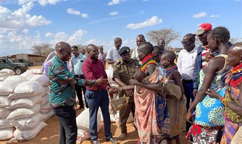 Governor Lomorukai Leads Relief Food Distribution In Loima Kenya News