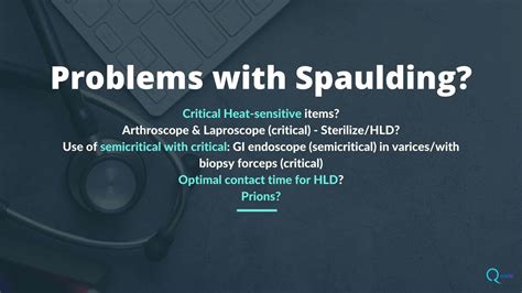 Sterilization And Disinfection Tutorials Part 5 Problems With Spaulding Sterilization And Disinfection Tutorials Part 5 Problems With Spaulding