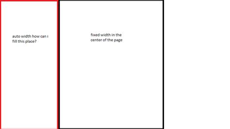 Html Dynamic Sidebar Width Depending On The Main Div Stack Overflow