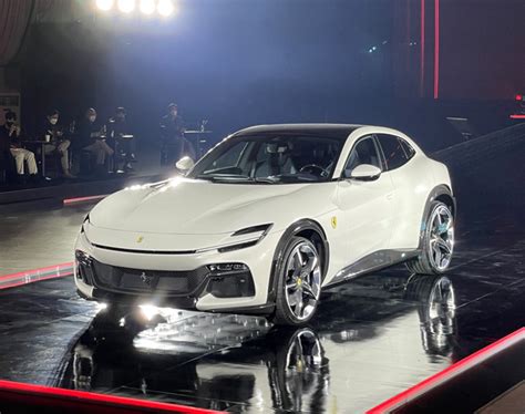 페라리 최초 4도어 4인승 스포츠카 푸로산게 아시아 최초 한국서 공개 디지틀조선일보디조닷컴