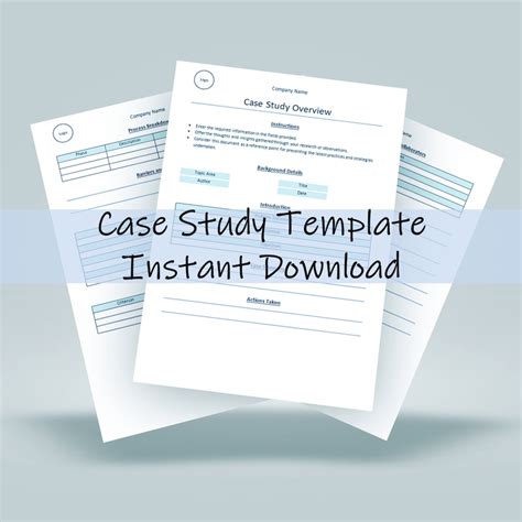 process documentation template etsy
