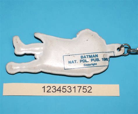 Batman Vinyl Figure Key Chain 1967 Nat Pdl Pub Italy Boonsart Shop