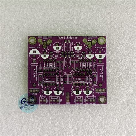Jual PCB Kit Inbal Input Balance Stereo Doubel Layer FR4 Fiberglass Shopee Indonesia