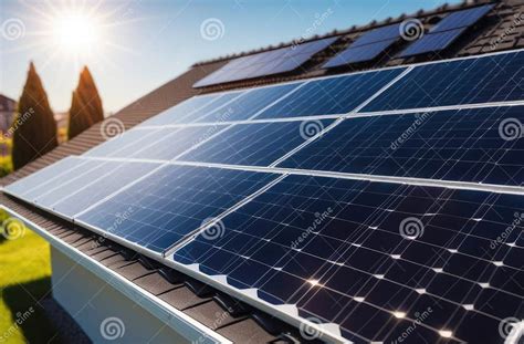 солнечные батареи на крыше здания фотоэлектрические панели производство возобновляемой энергии